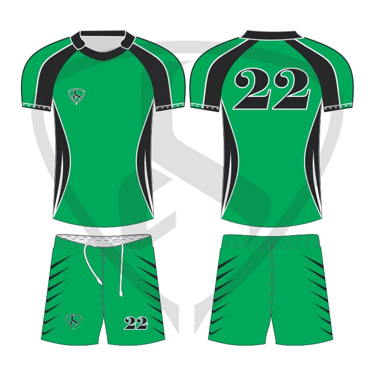 100% Polyester Rugby Jersey Rugby Uniform With Custom Team Logo ...